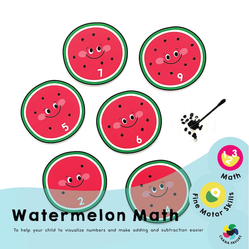 Watermelon Math printable Homeschool Resources to Help Your - Etsy