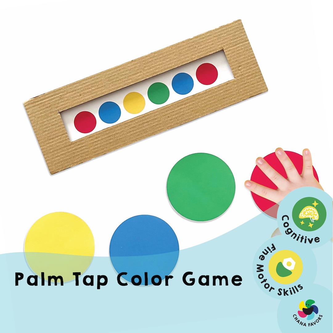 Palm Tap Color Game Printable Color Sequence Memory Game Boost Memory ...