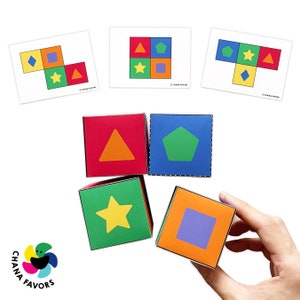 Shape Dice Games - Printable PDF - Download Only - Brain Game | Promote ...
