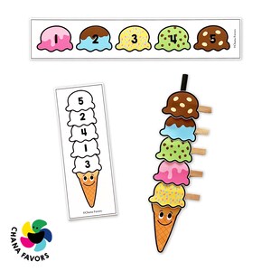 Ice Cream Shop Game: Printable Activity for Kids (PDF Download) - Etsy