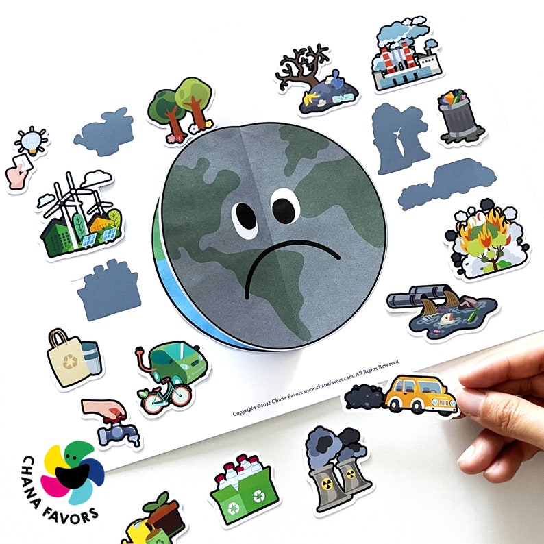 Save Our Planet Printable Kids Activity to Increase Vocabulary About ...