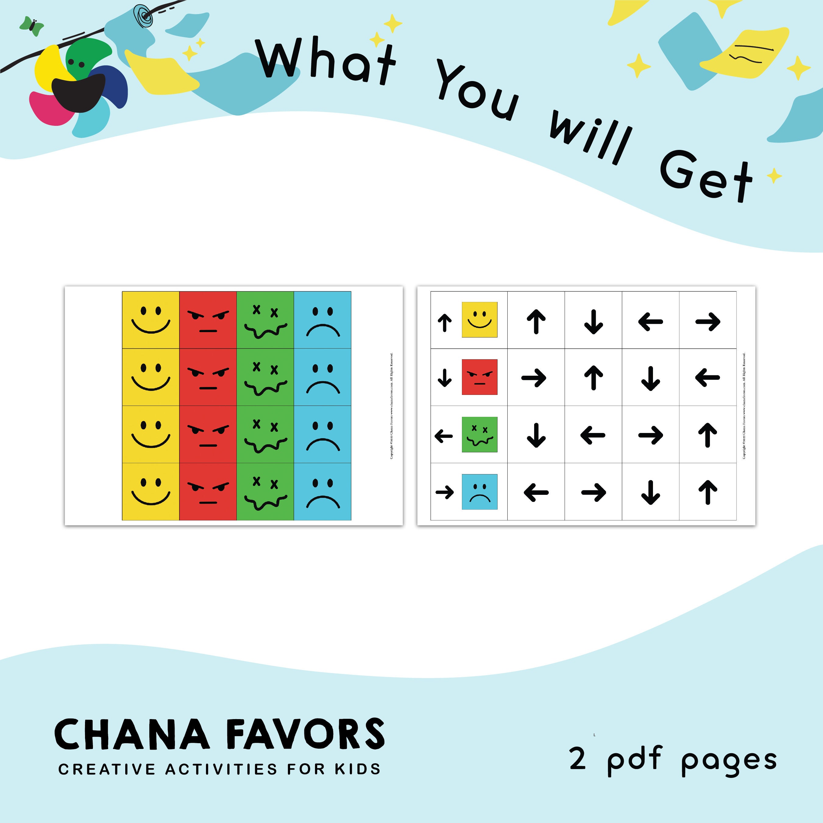 Four Big Emotions Printable Homeschool Resources to Help Children Learn ...