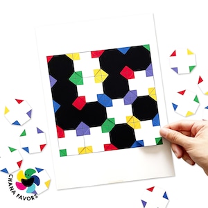 Color Square Puzzle: Brain Exercise Game (printable PDF) - Etsy