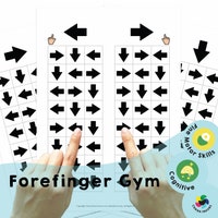Finger Gym Tapping Game: Fine Motor Skills Activity (digital Download ...