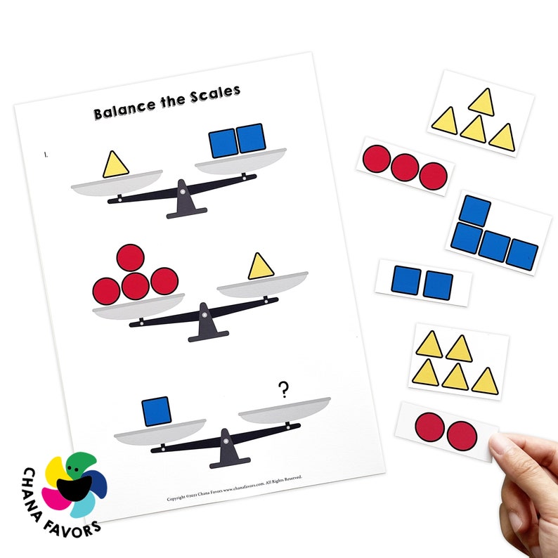 Balance the Scales Math Game: Printable Addition & Subtraction (PDF) - Etsy