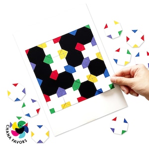 Color Square Puzzle: Brain Exercise Game (printable PDF) - Etsy
