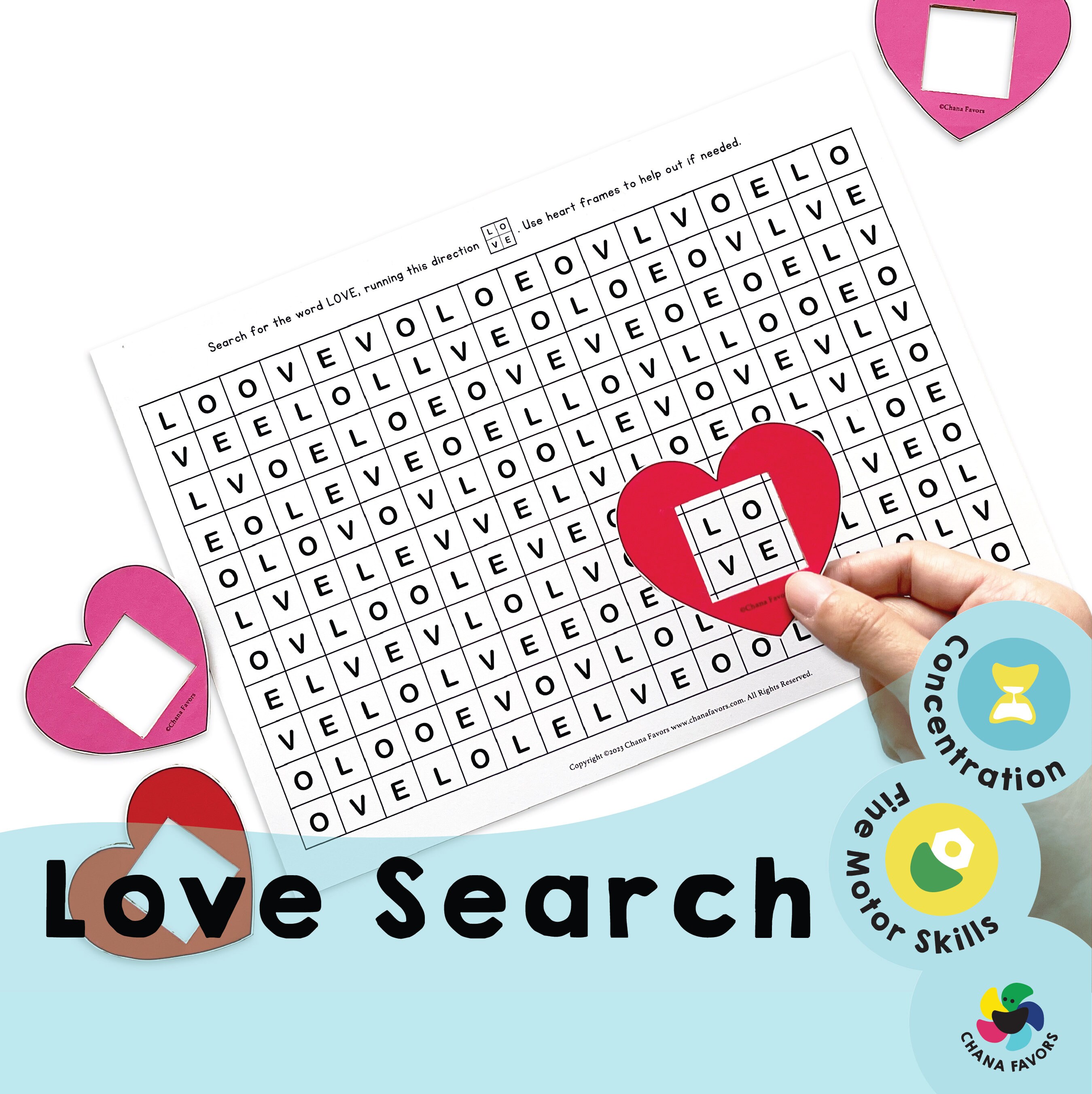 Love Search Printable Word Search Game to Encourage Players to ...