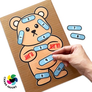 Números de conteo de osos imprimibles Divertido juego de contar y ...
