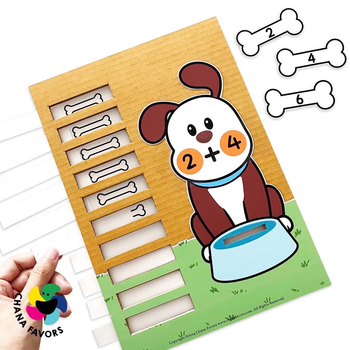 Math Puppy Challenge: Addition & Subtraction Game (printable PDF) - Etsy