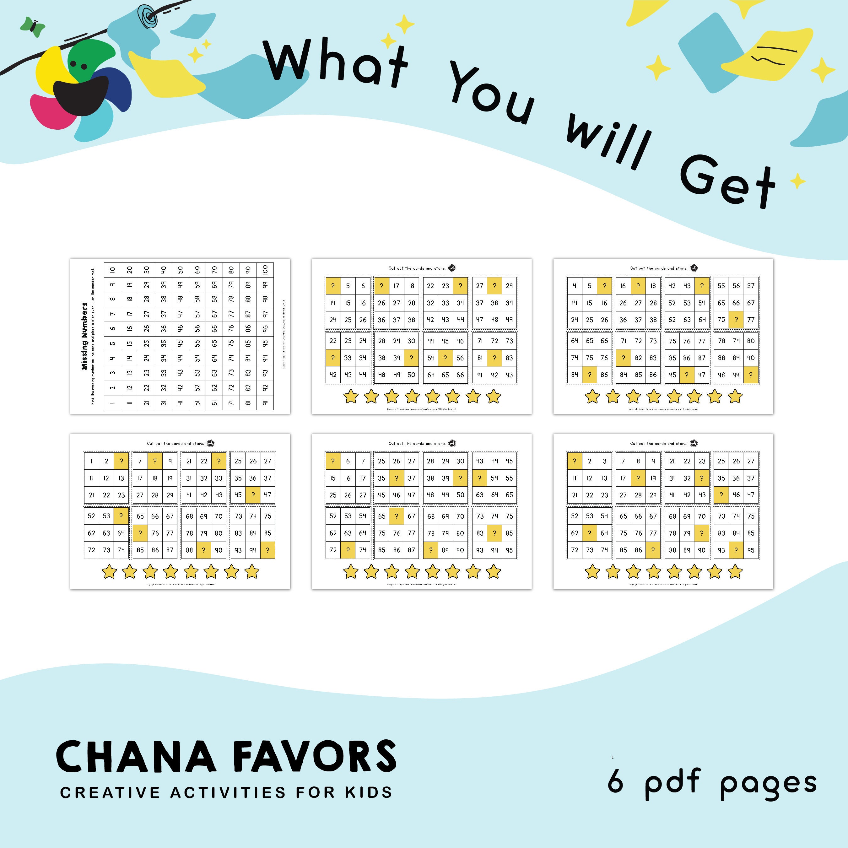 Missing Numbers printable Brain Games for All Ages. Find the Missing ...