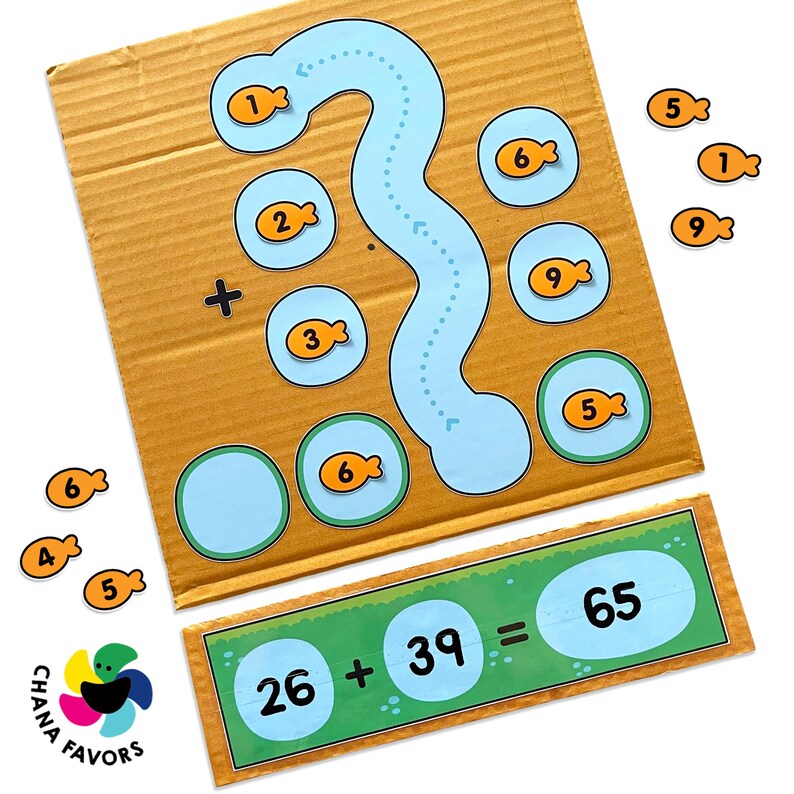 Fishy Math Challenge: Carryover Addition Quest (printable PDF) - Etsy