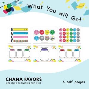 Kids Emotions Activity: Printable Feelings Watch & Jars (PDF Download ...