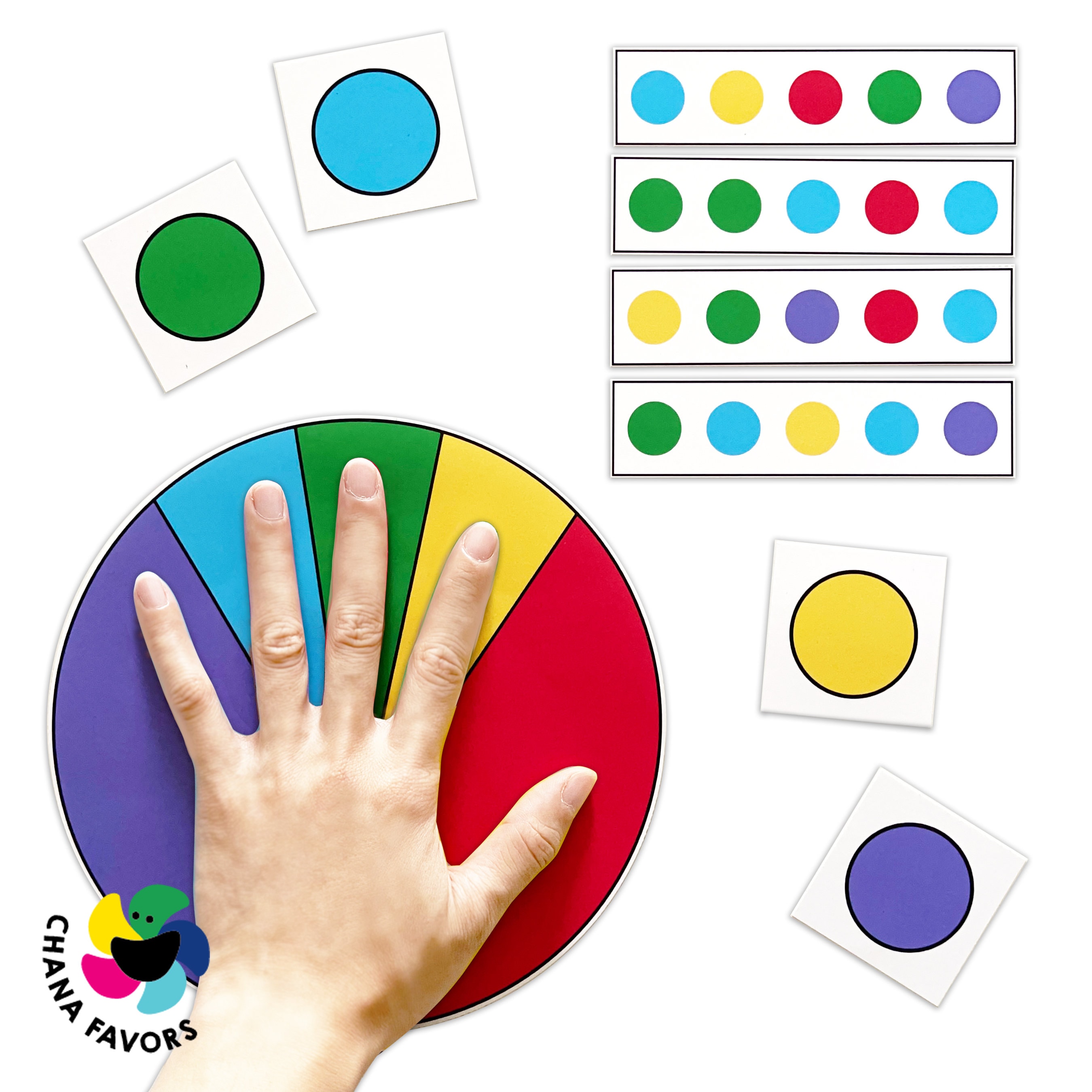 Finger Gym Printable: Color Recognition & Hand-eye Coordination (PDF ...