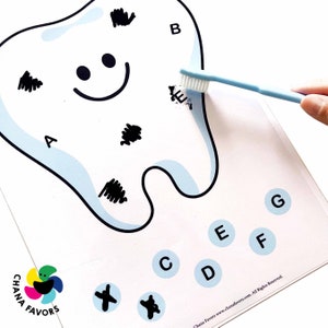Tooth Alphabet Game: Letter Recognition, Preschool Printable (PDF ...