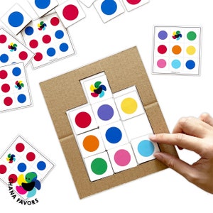 Dot Pattern Puzzle Printable Game That Stimulates the Brain - Etsy