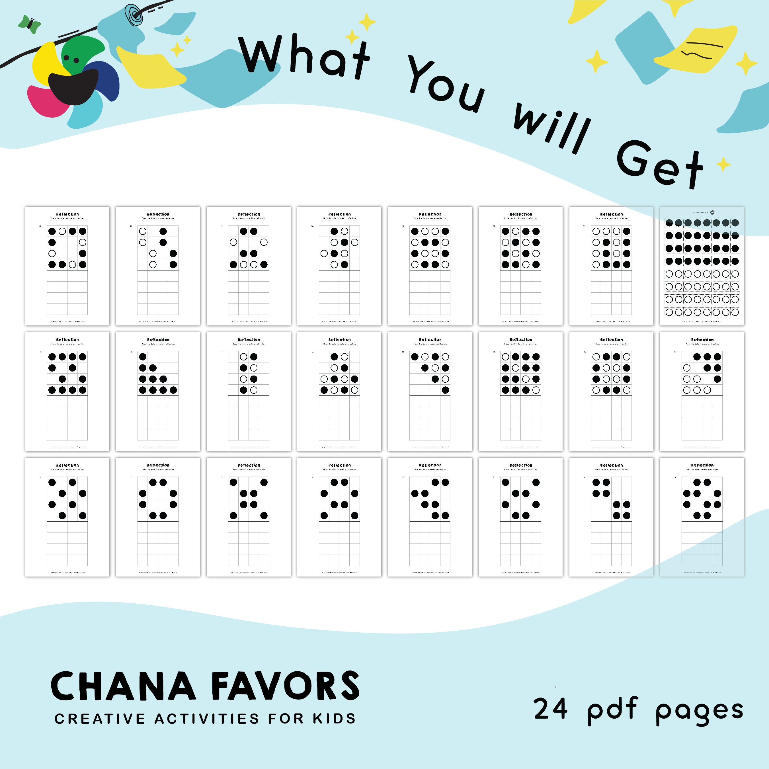 Reflection Brain Game: Mirror Image Visual Puzzle (PDF Download) - Etsy
