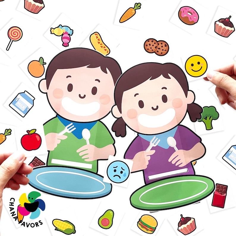 Foodie Fun Box: Healthy Eating Game for Kids (printable PDF) - Etsy