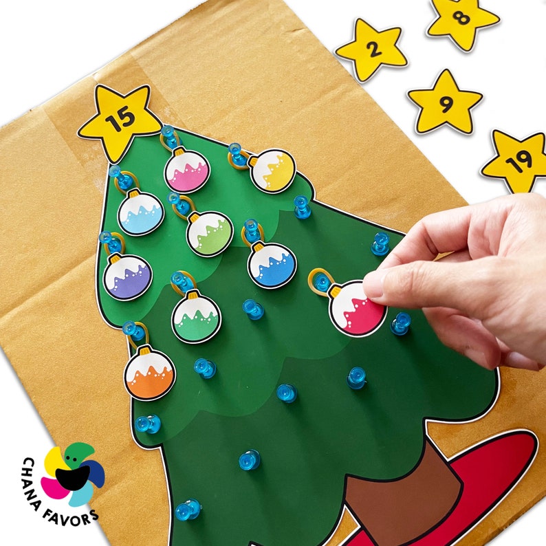 Holiday Number Activity: Christmas Tree Ornament Matching (PDF Download ...