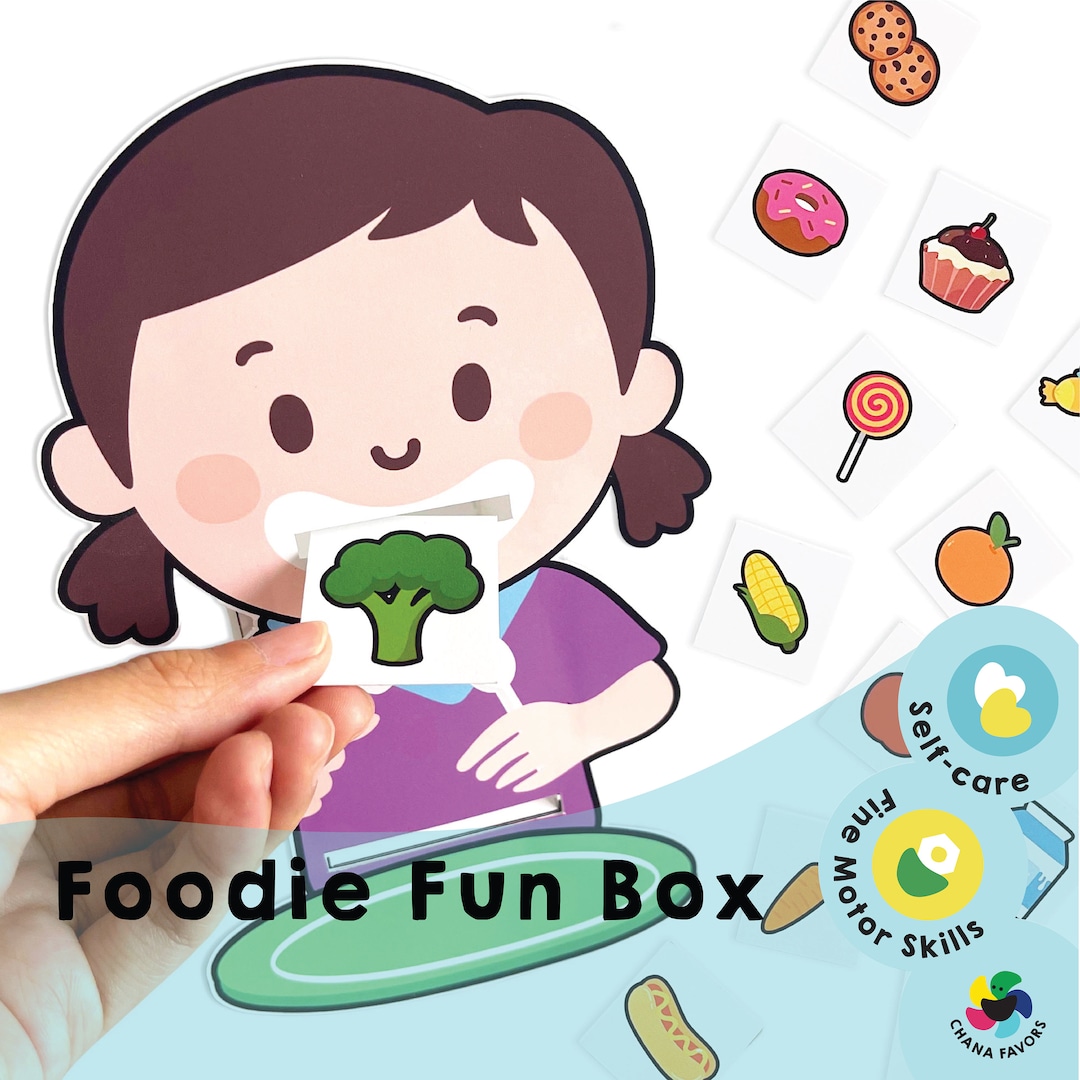Foodie Fun Box: Healthy Eating Game for Kids (printable PDF) - Etsy