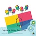 Popsicle Color Matching Game: Visual Skills Activity (printable PDF) - Etsy