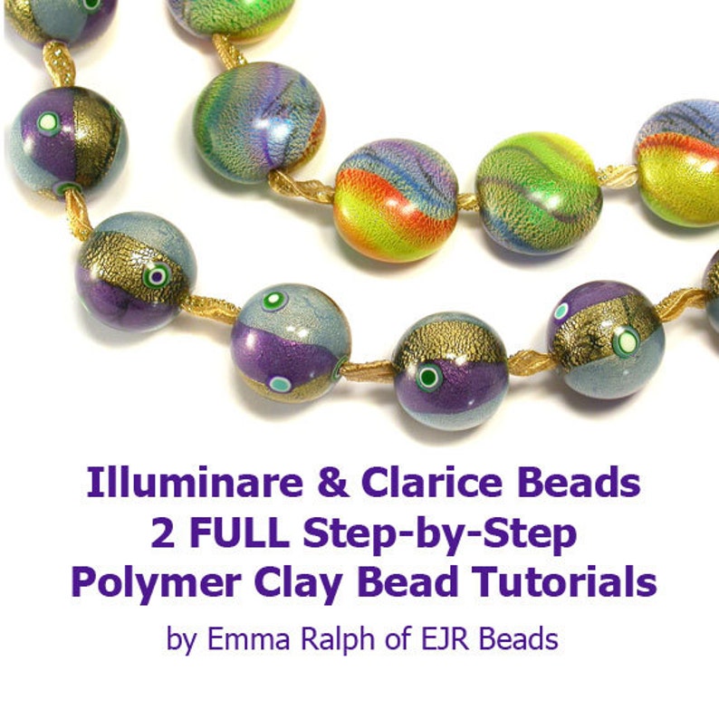Double Polymer Clay Tutorial by Emma Ralph Illuminare & - Etsy UK