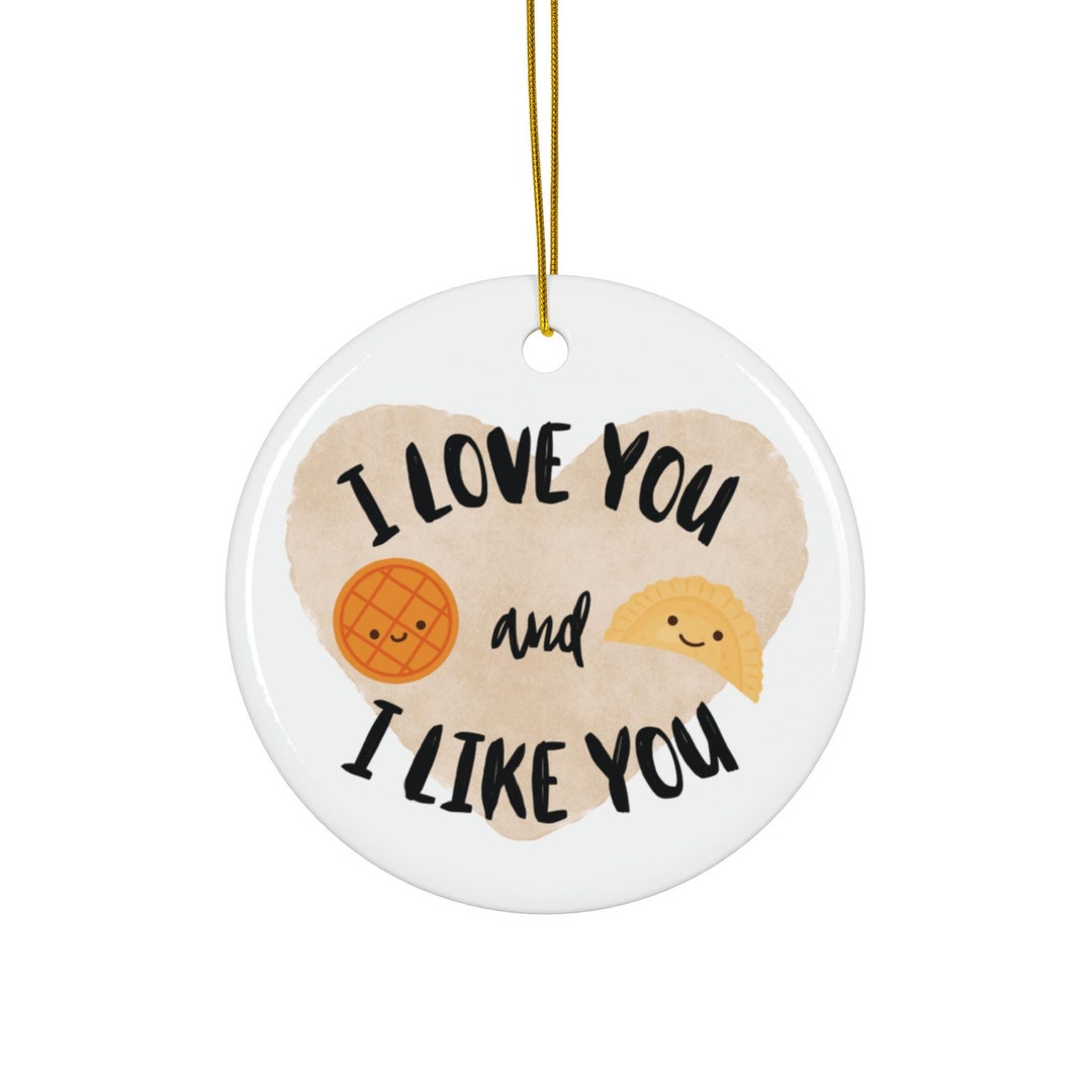 Parks and Recreation Inspired Gift i Love You and I Like You Ceramic ...