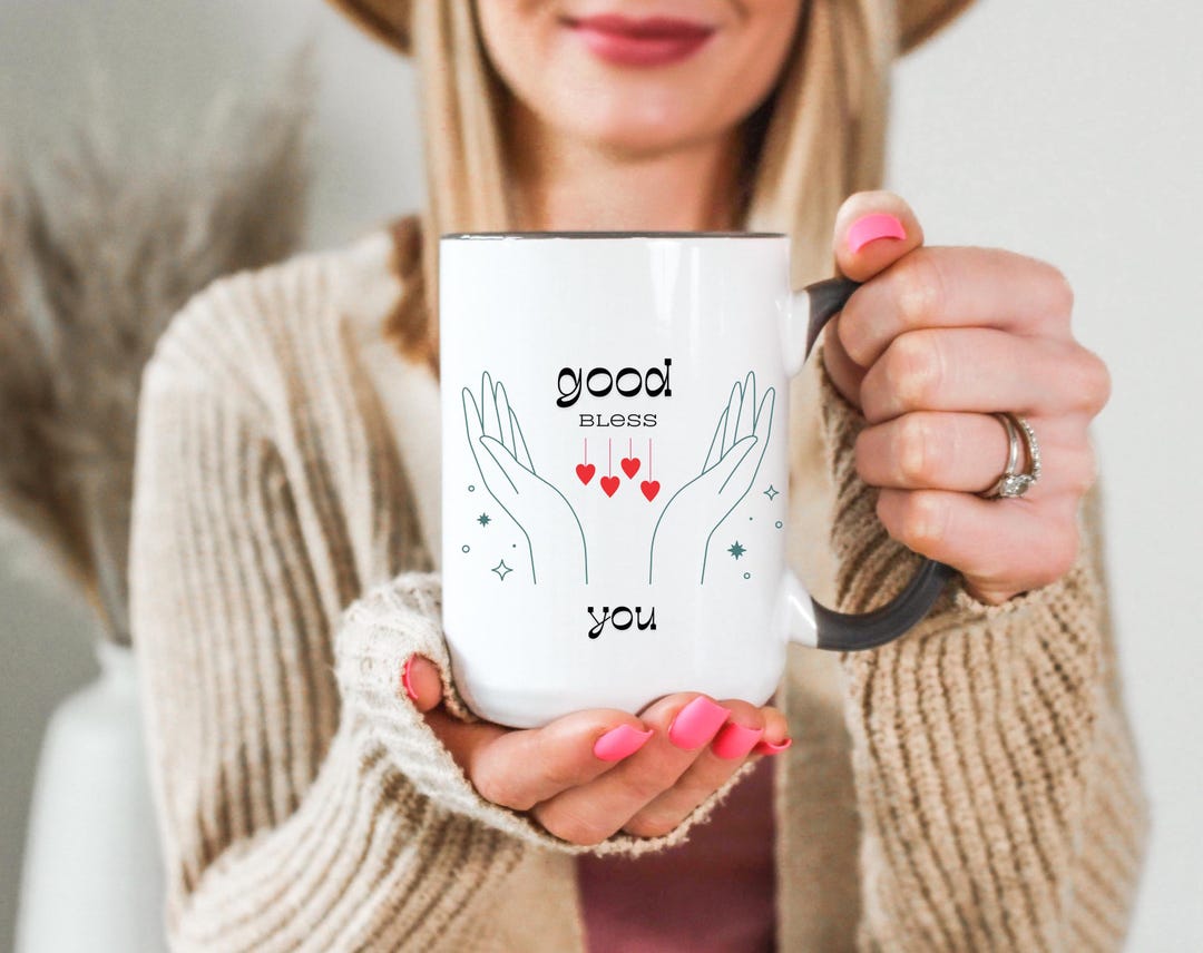 Religious Coffee Mug, God is Love God Bless You, 11oz 15oz, 5 Colors ...