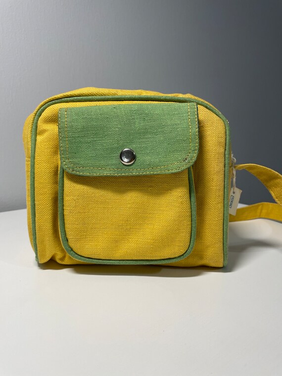 Vintage 80s yellow canvas - Gem