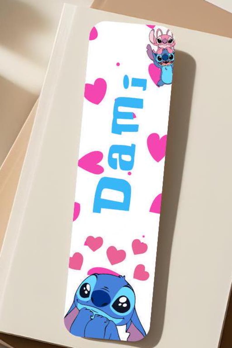Stitch Bookmark | Double Sided Bookmark| Kids Bookmark| Stitch Gifts ...