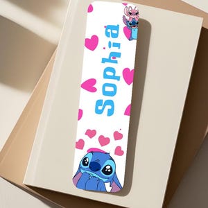 Stitch Bookmark | Double Sided Bookmark| Kids Bookmark| Stitch Gifts ...