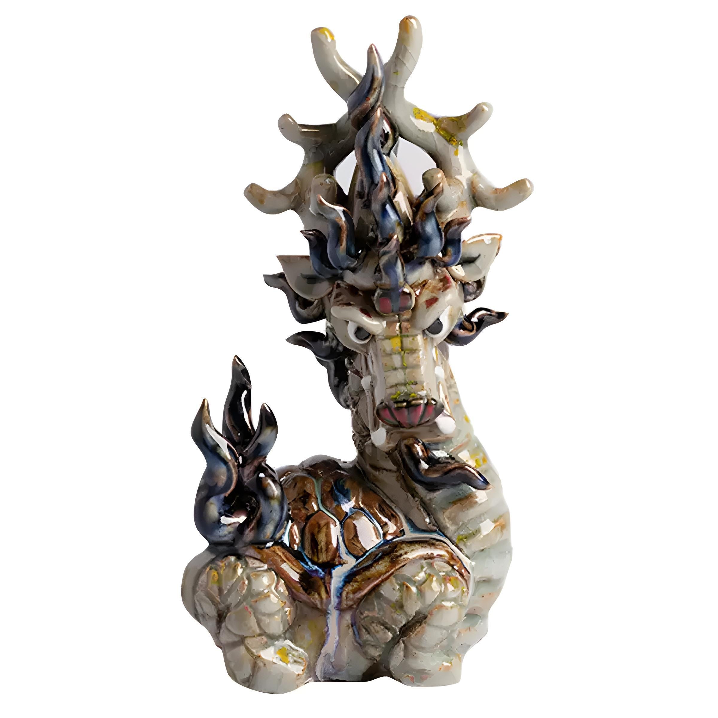 Ceramic Dragon Mythical Creature Sculpture Perfect Housewarming Gift - Etsy