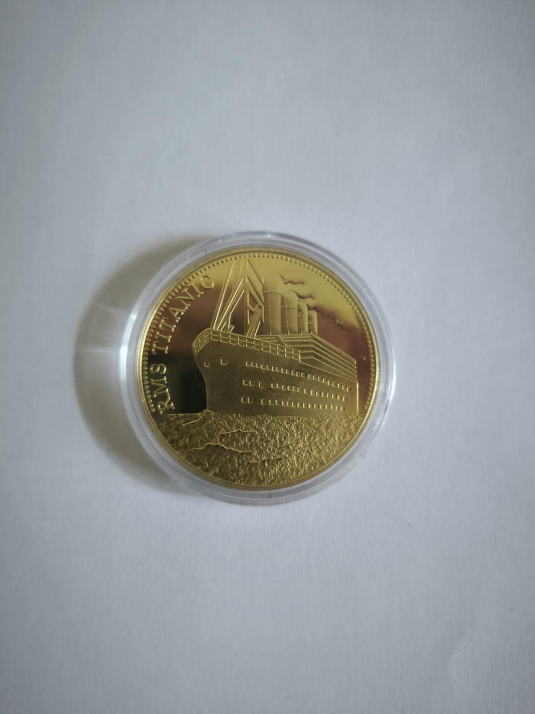 Titanic Collectible Coin With Souvenir Protective Capsule in Memory of ...