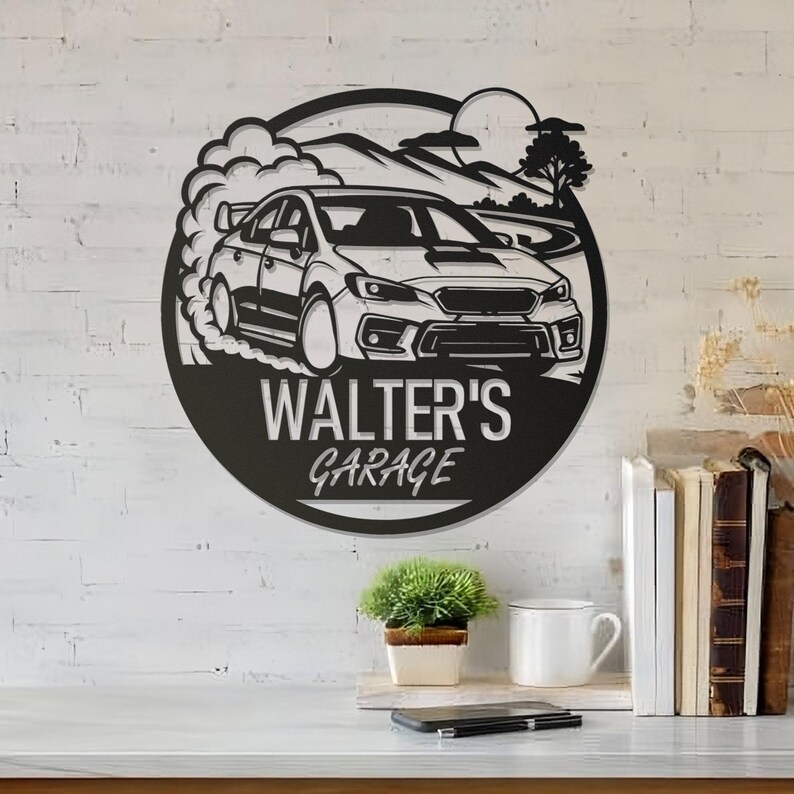 Custom WRX Sti Metal Sign – Personalized JDM Rally Wall Art, Birthday ...
