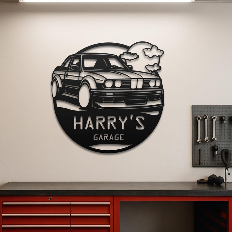 Bmw E30 Garage Signs - Etsy