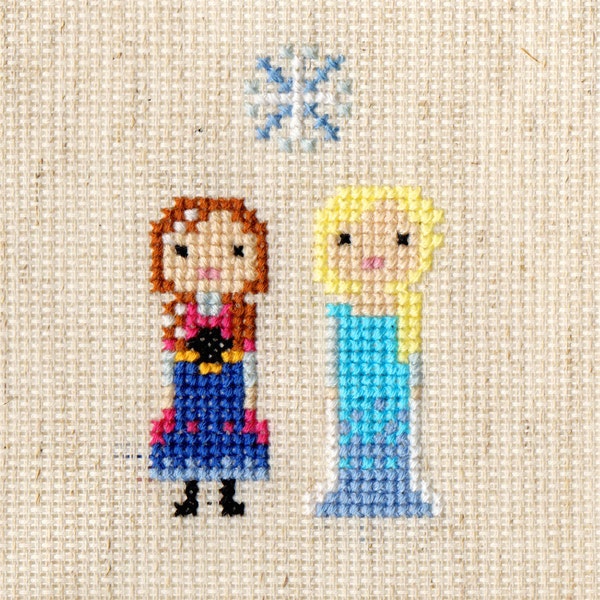 Elsa Cross Stitch - Etsy