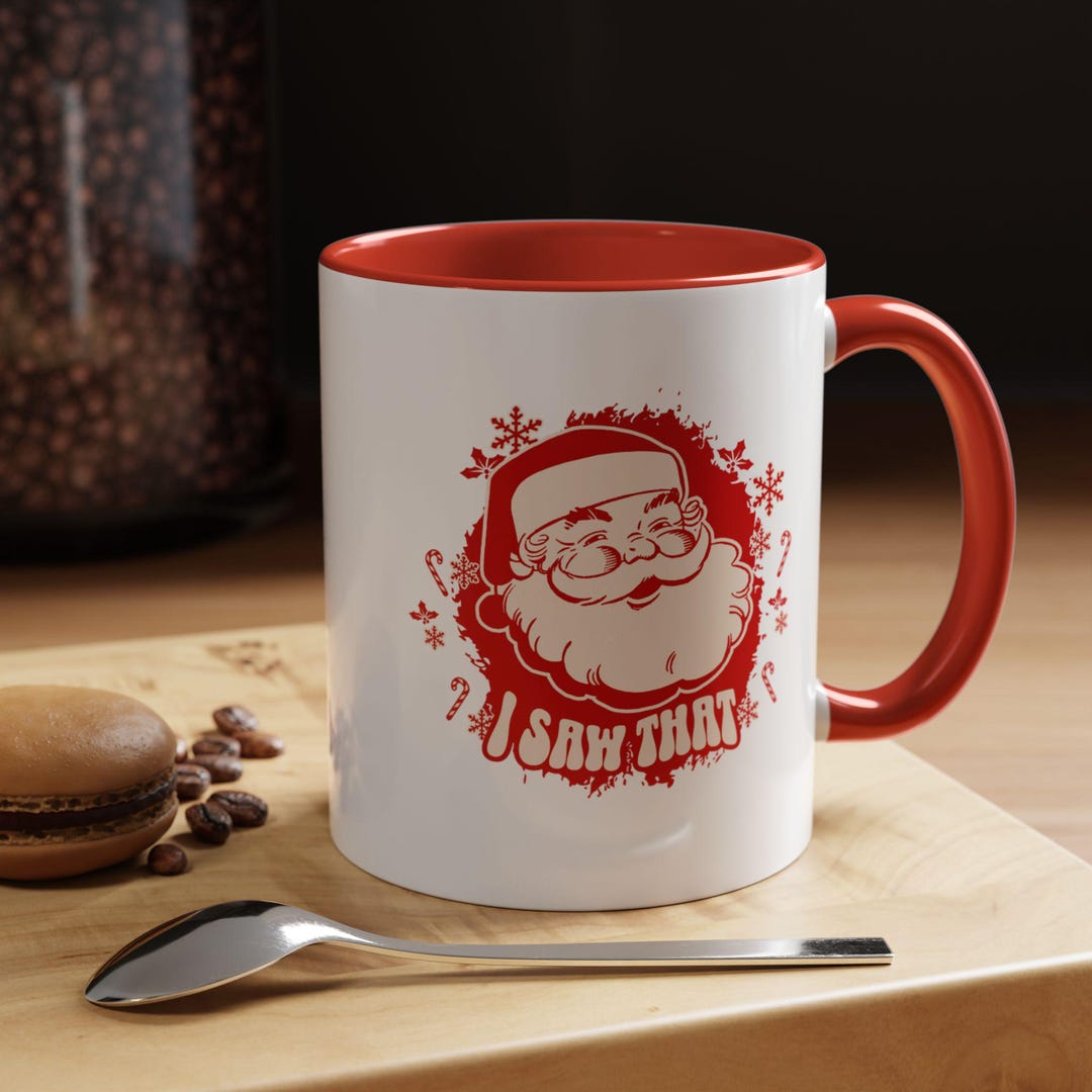Whimsical Santa Coffee Mug Perfect Holiday Gift for Coffee Lovers ...