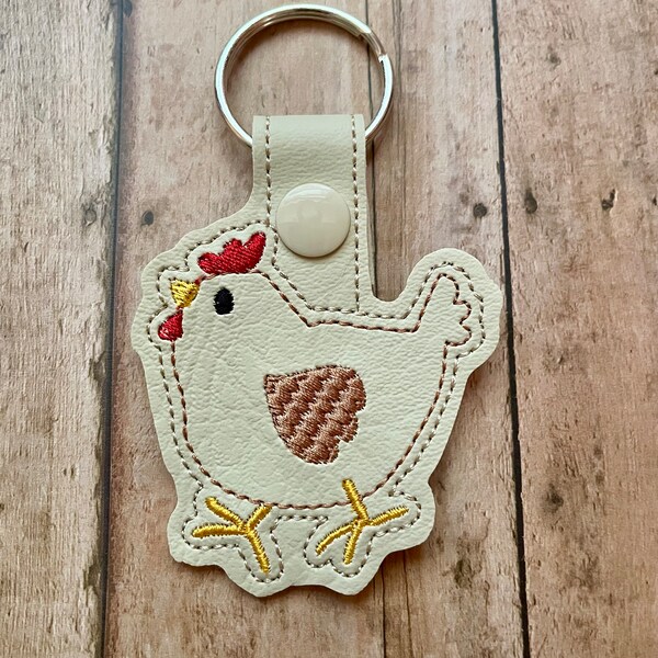 Chicken Key Chain - Etsy
