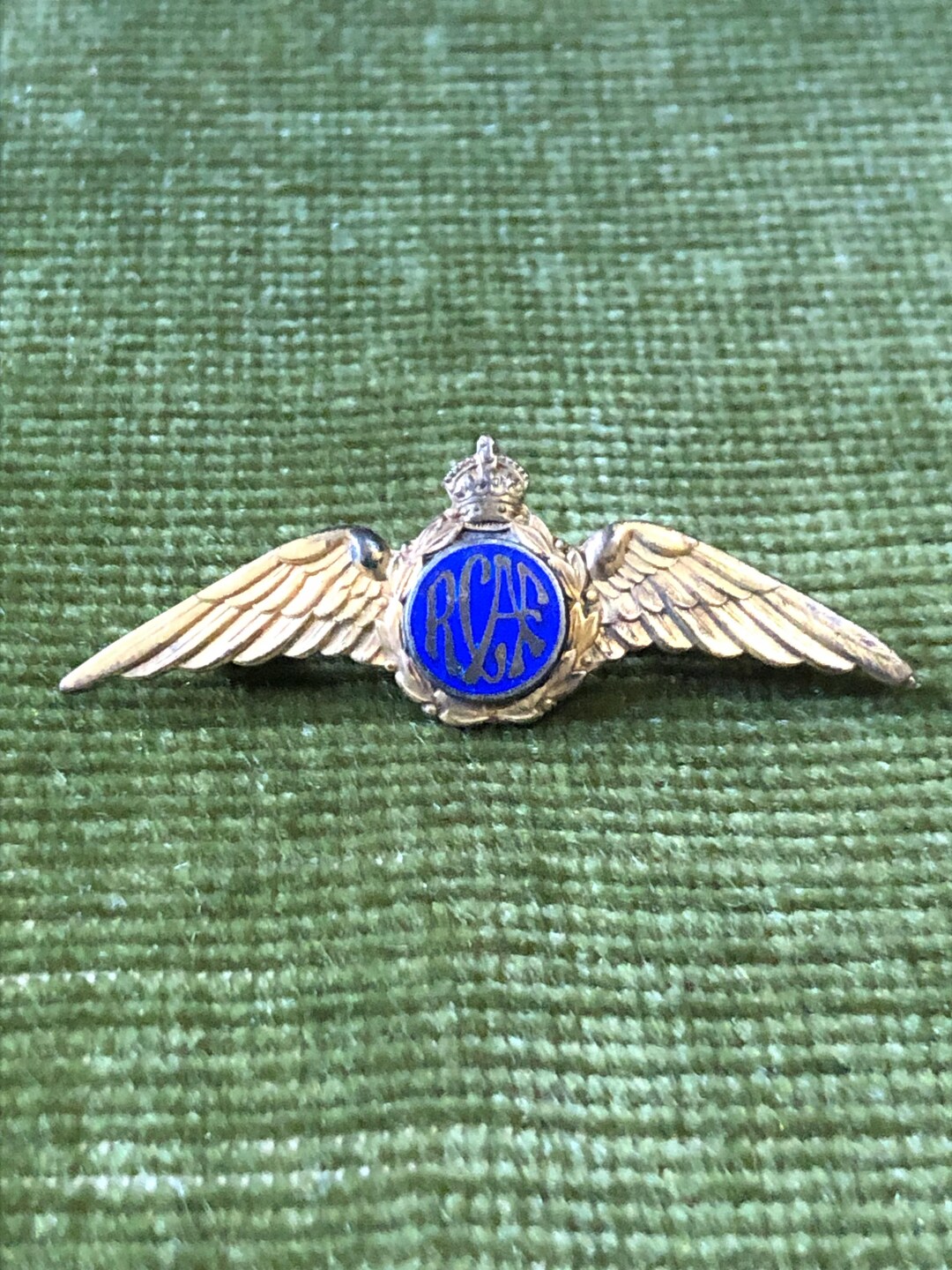 WW2 Royal Canadian Air Force Sweetheart Gold Wings Brooch, RCAF WWII ...