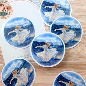 Dancing Through the Lightning Strikes | Performer Song Sticker - Etsy