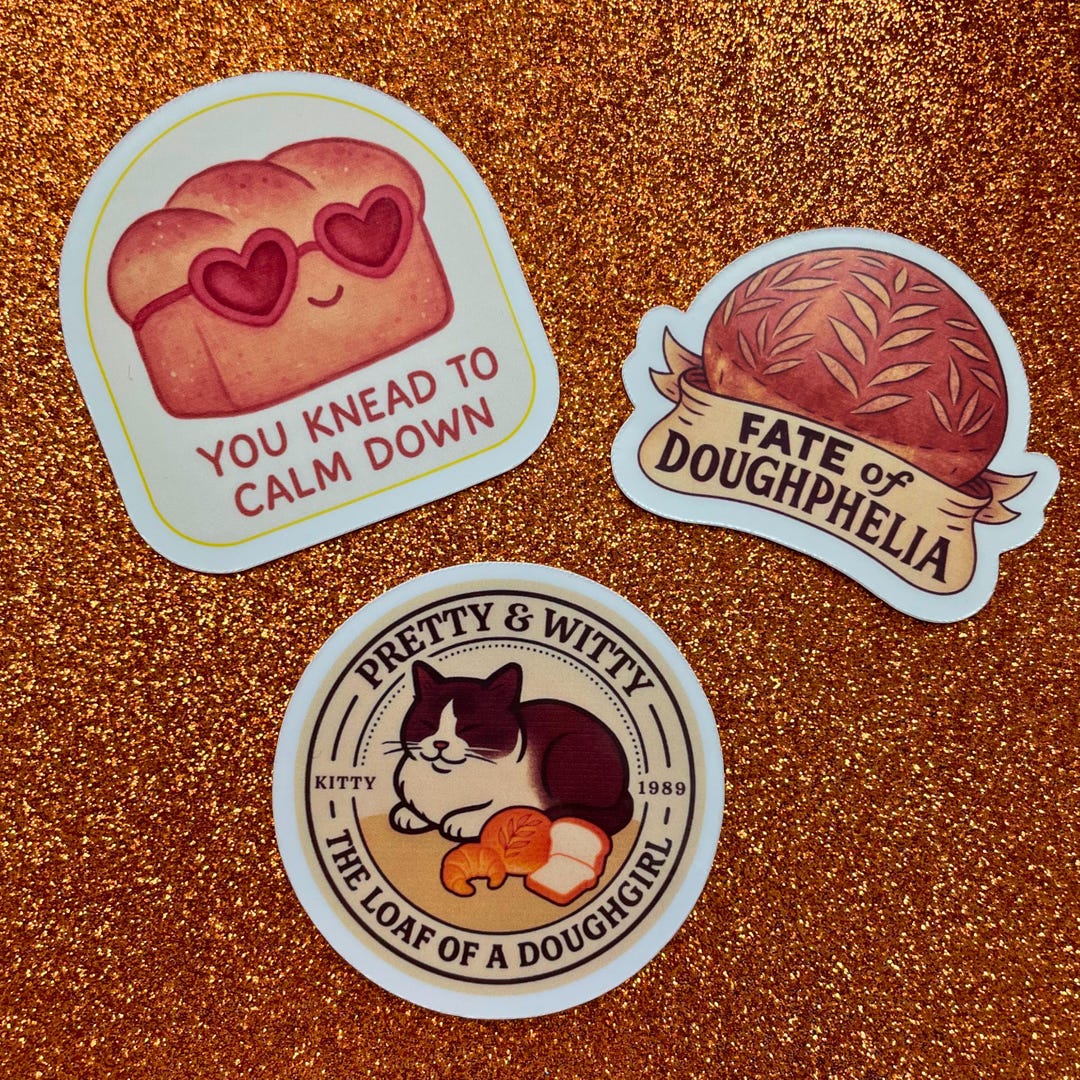 Life of a Doughgirl | Sourdough | TS Sticker - Etsy