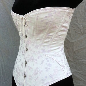 S Bend Edwardian Corset C.1905 Mae With Busk, Front Opening, S Curve ...