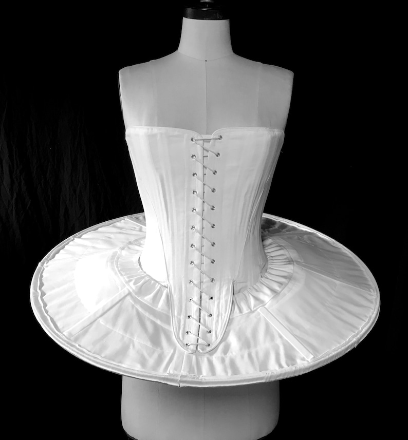 Drum Wheel French Farthingale Tudor Elizabethan Shakespearean Skirt ...