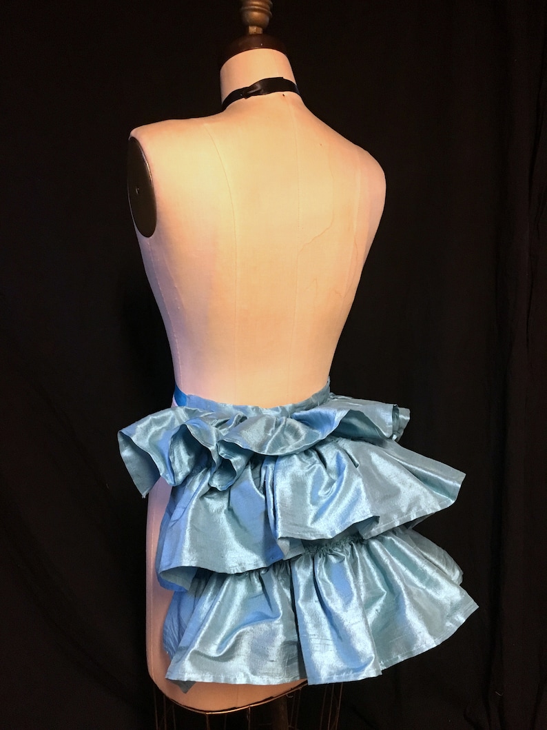 Ruffle Bustle ANY COLOR Silk Victorian Rustle Tie on - Etsy