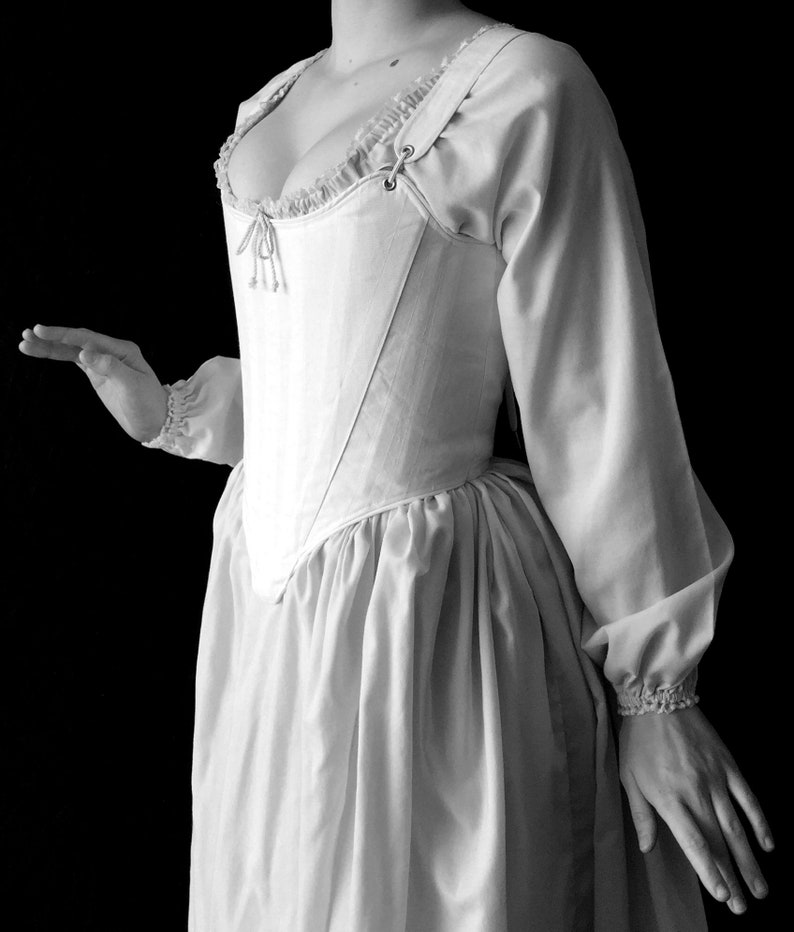 18th Century Stays C. 1770 Judith Corset in Coutil or Brocade, All ...