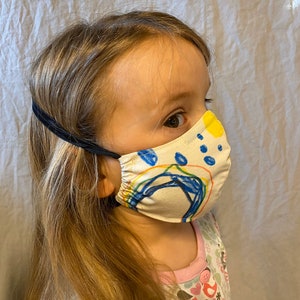 Kids Create Your Own Art on Masks DIY Kit 2 Layer 100% - Etsy