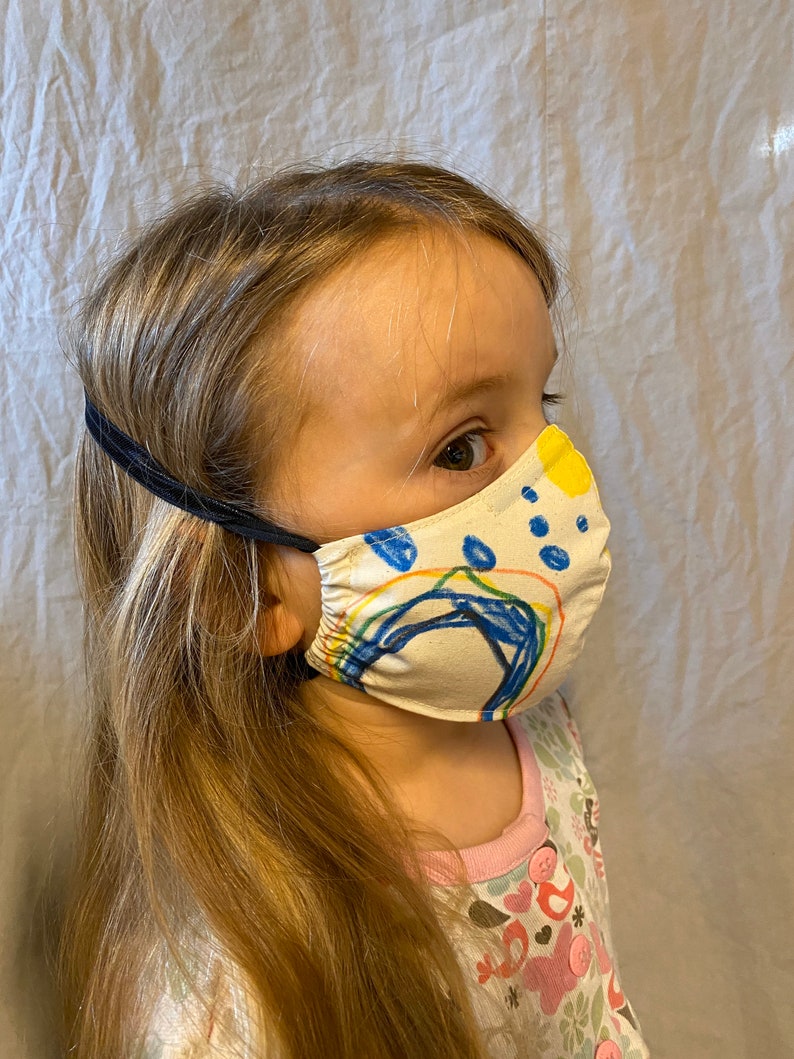 Kids Create Your Own Art on Masks DIY Kit 2 Layer 100% - Etsy