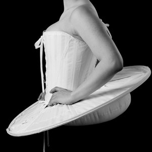 Drum Wheel French Farthingale Tudor Elizabethan Shakespearean Skirt ...