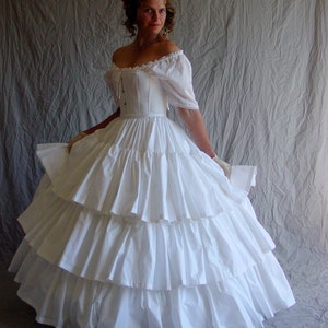 Civil War Ensemble Full Silhouette Set- C.1860 Corset With Front ...