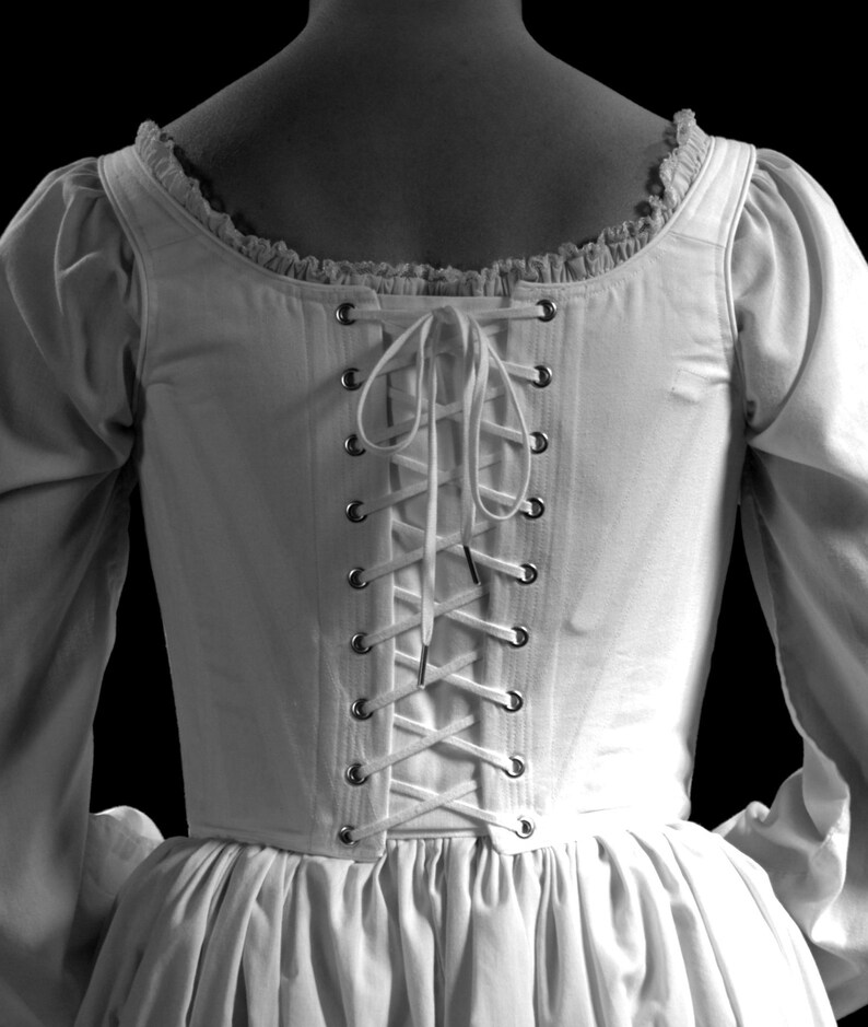 Tudor Elizabethan Stays Cotton Coutil All Sizes, C. 1560 Anna Corset ...
