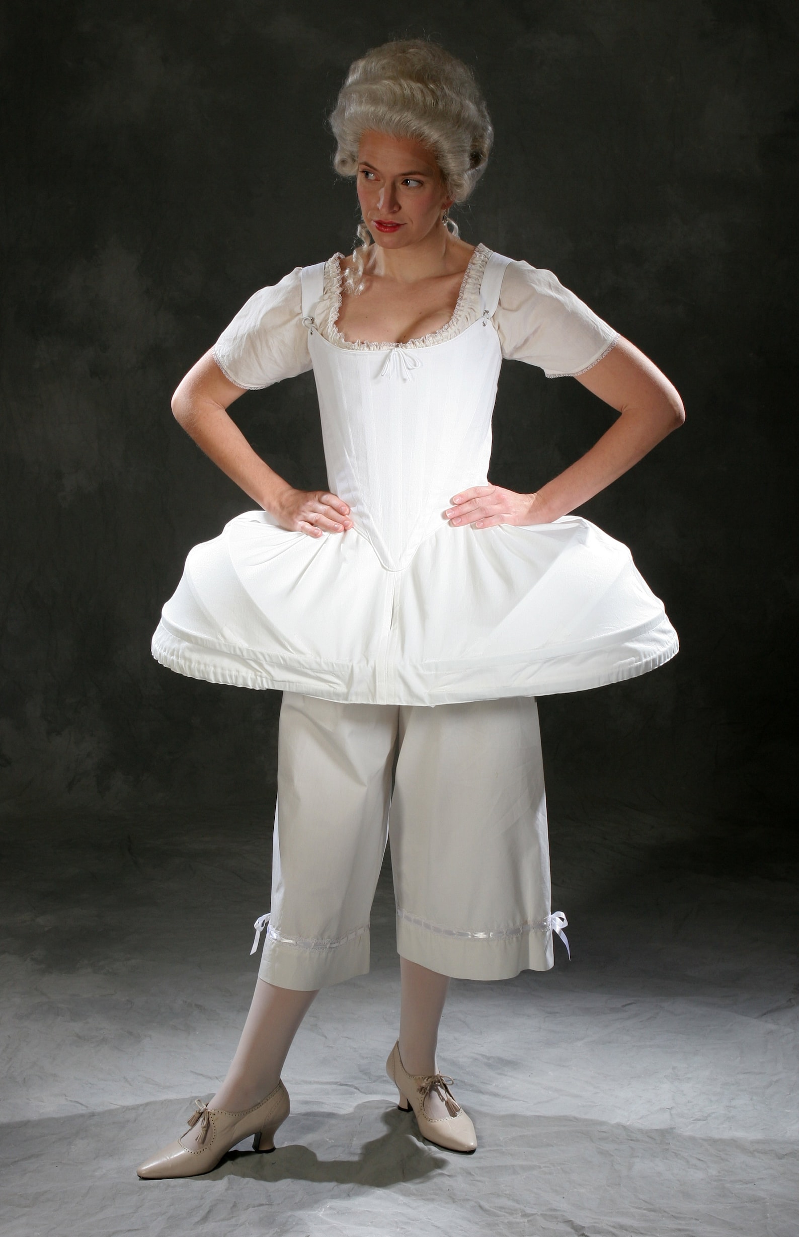 Marie Antoinette Historic Underwear Ensemble, Corset, Pannier ...